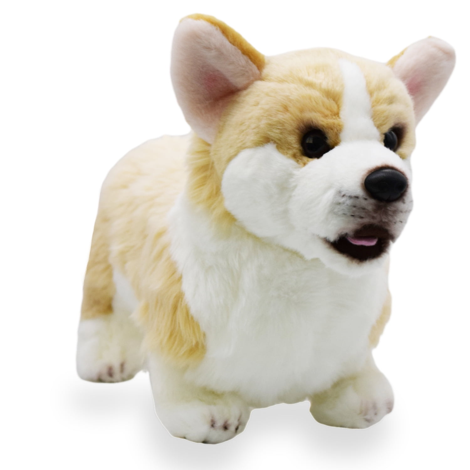 Realistic Corgi Dog Stuffed Animal Plush Toy, Lifelike Animal Plushies ...