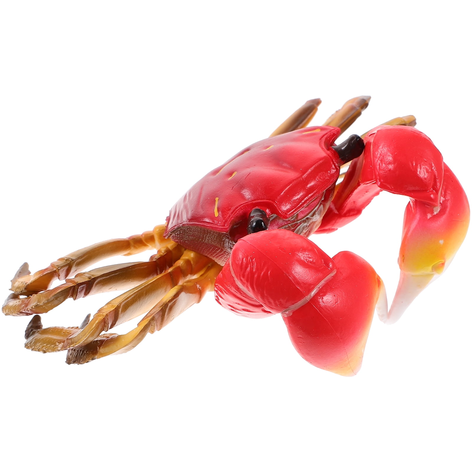 Realistic Crab Model Lifelike Plastic Sea Life Seafood Figure Toy ...