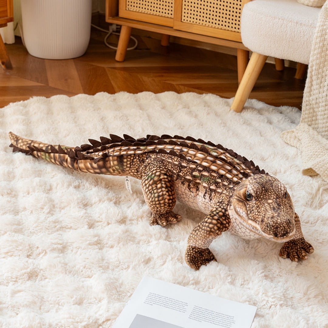 Realistic Crocodile Stuffed Animal Plushies Lifelike Animal Plush Toys ...