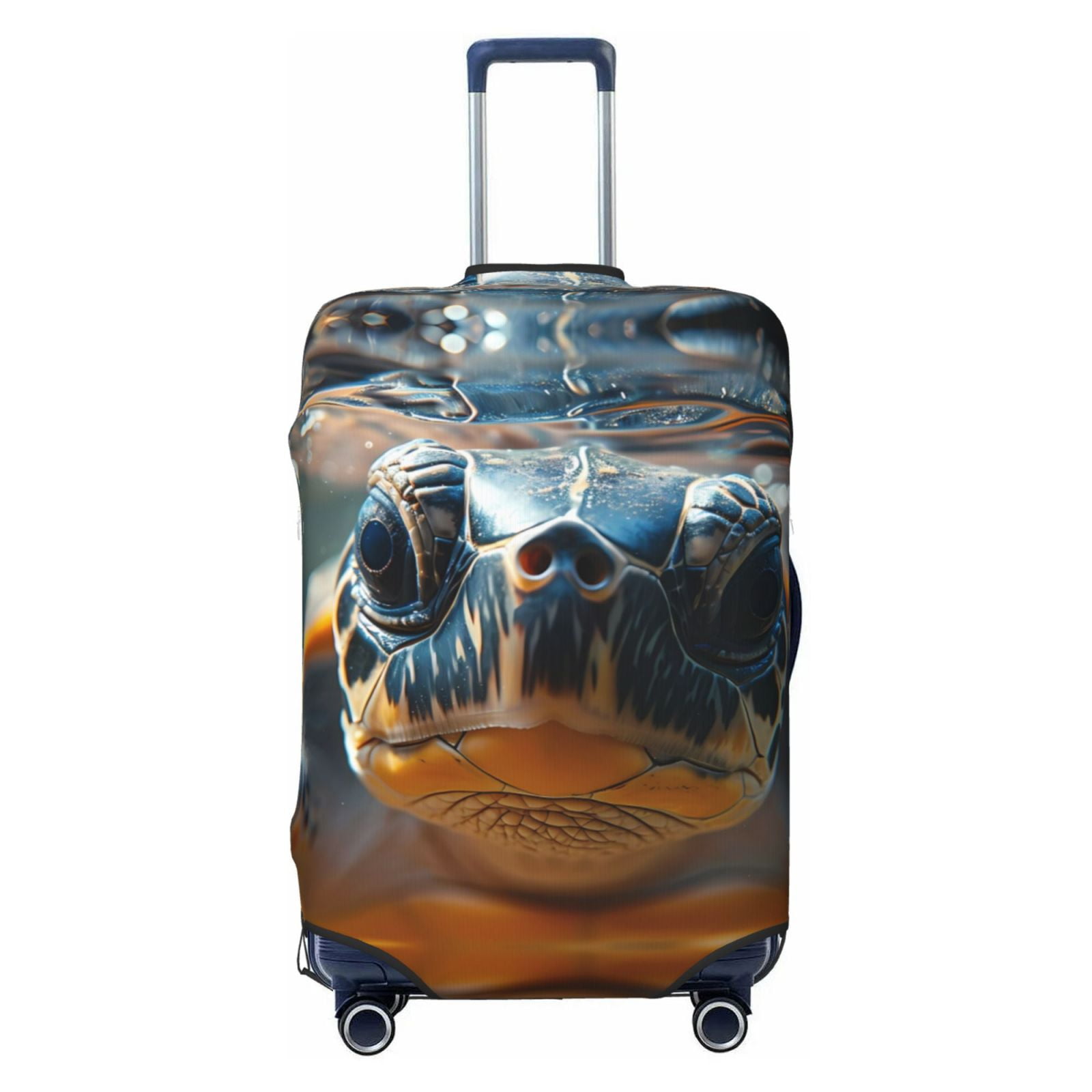 Realistic Cute Sea Turtle Luggage Cover for Travel Business Trip ...
