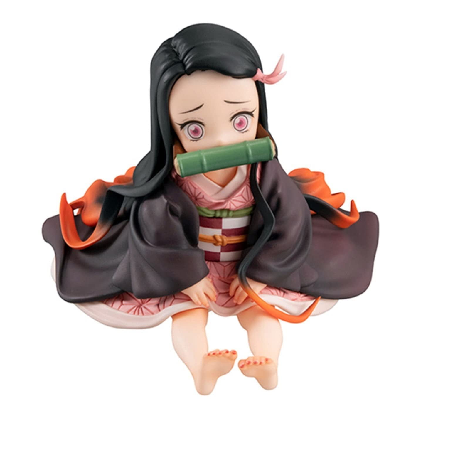Realistic Demon Slayer Kamado Nezuko Figure Model Standing Statue Anime ...