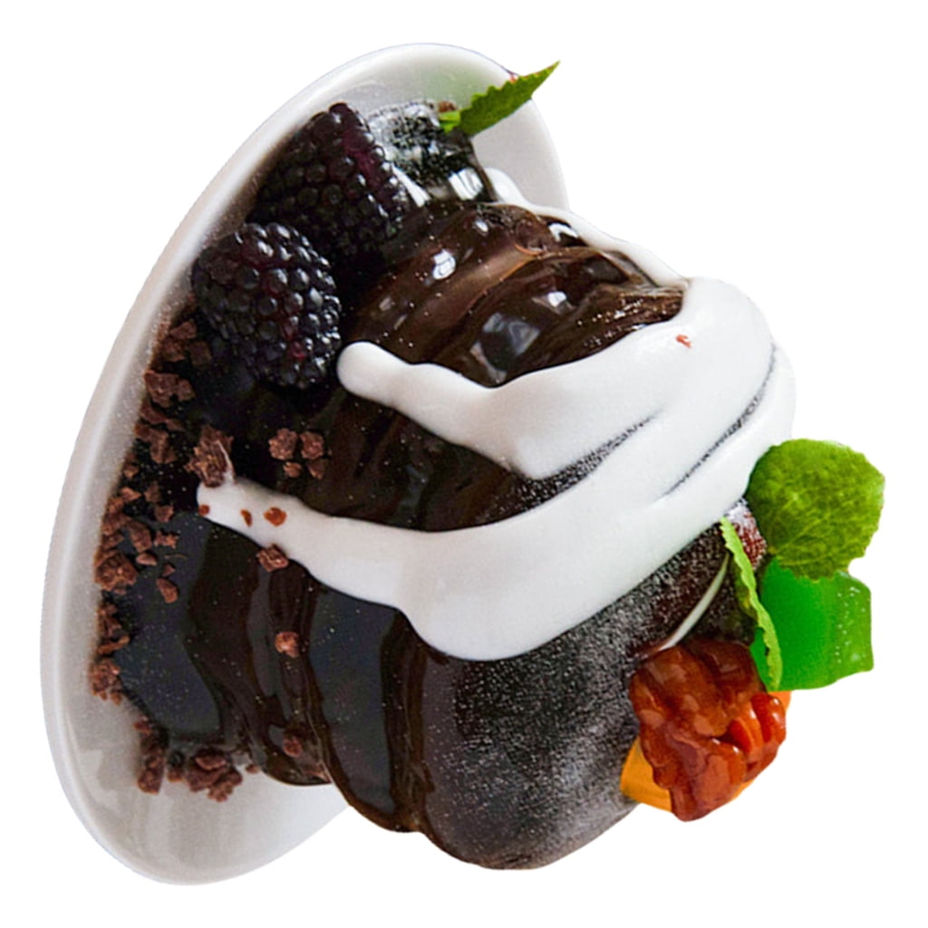 Realistic Dessert Simulation Props Decorative Faux Fruit Cake Model ...