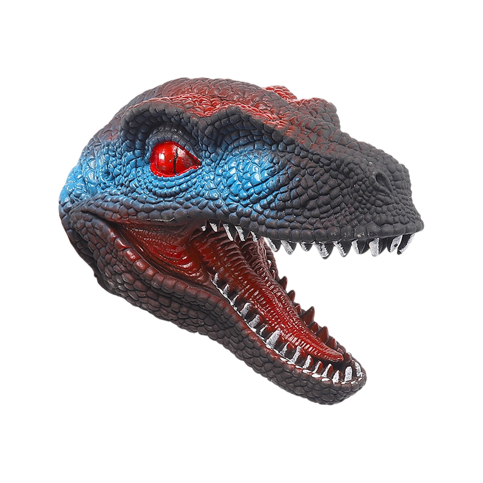 Realistic Dinosaur Hand Puppet Set - Soft Rubber Dinosaur Puppets for ...