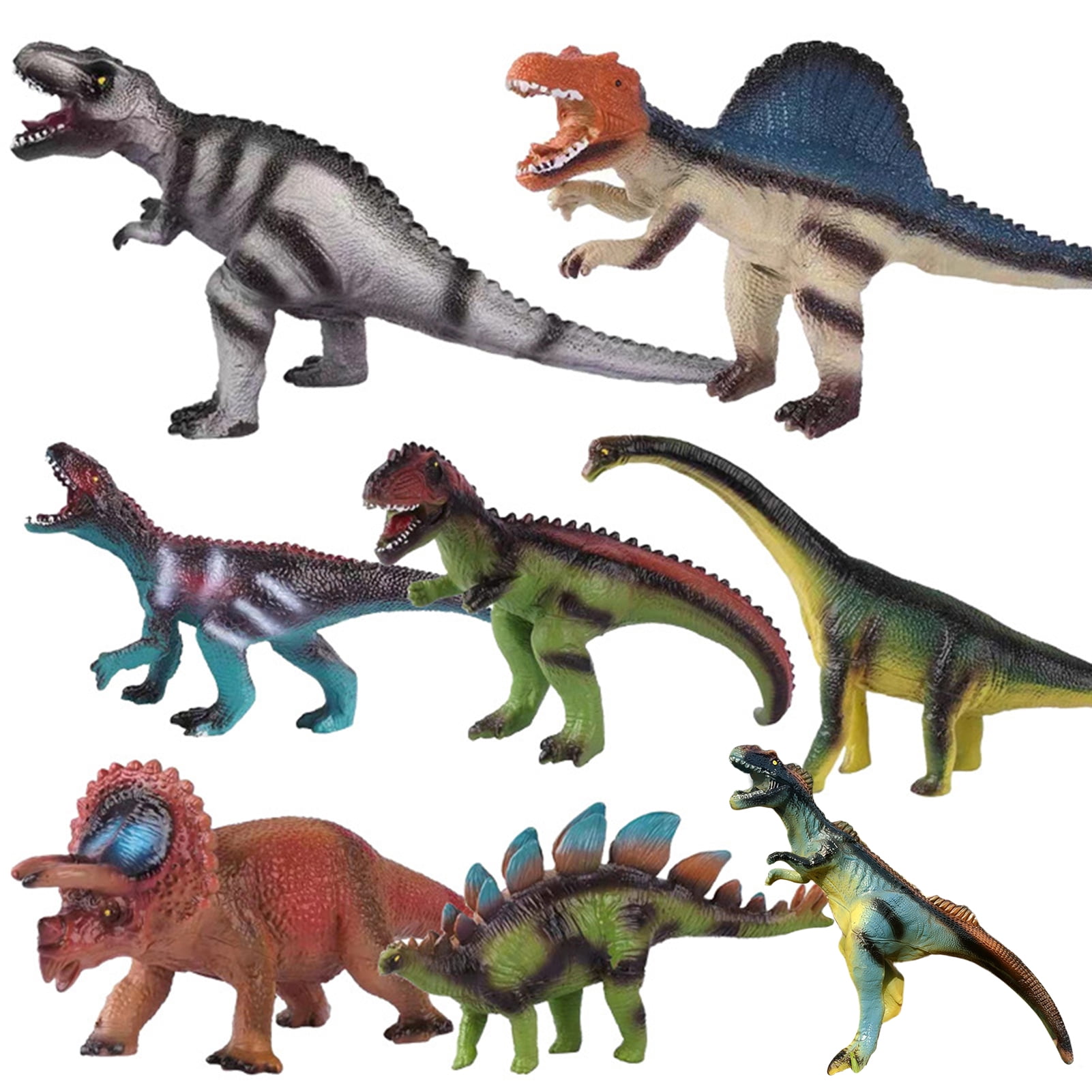 Realistic Dinosaur Model Toy - Solid Construction - Includes ...