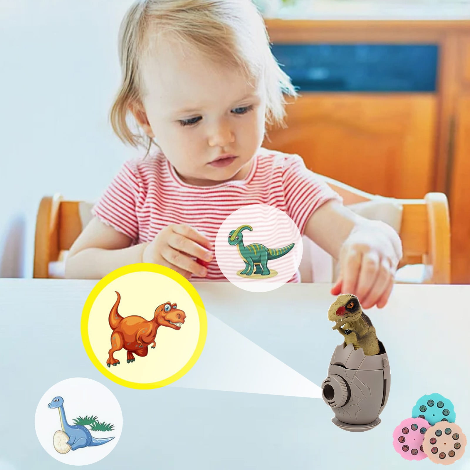 Realistic Dinosaur Projector Toy For Kids Interactive And Educational ...
