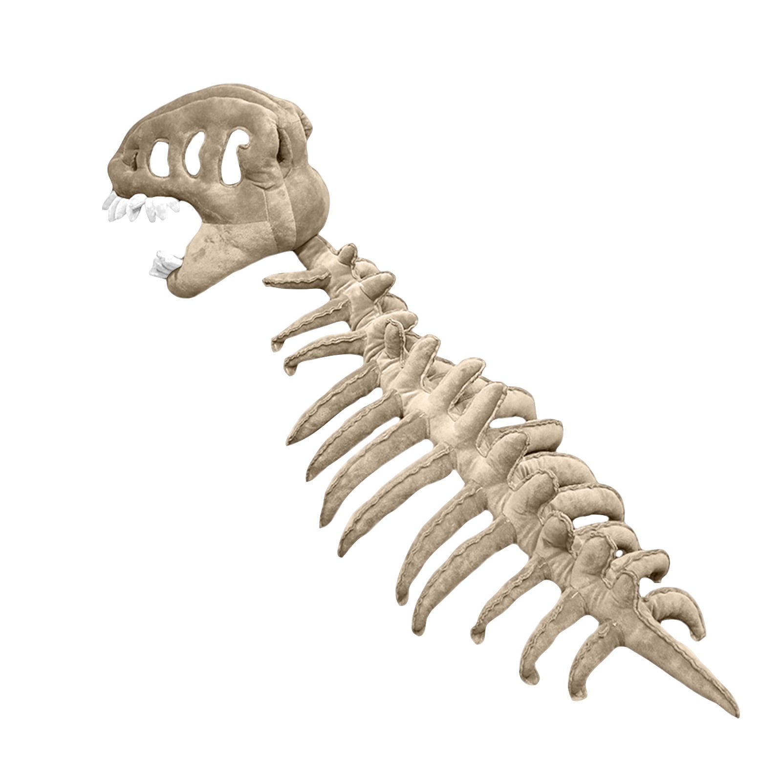 Realistic Dinosaur Skeleton Plush Set, Flexible Spine Attachment for ...