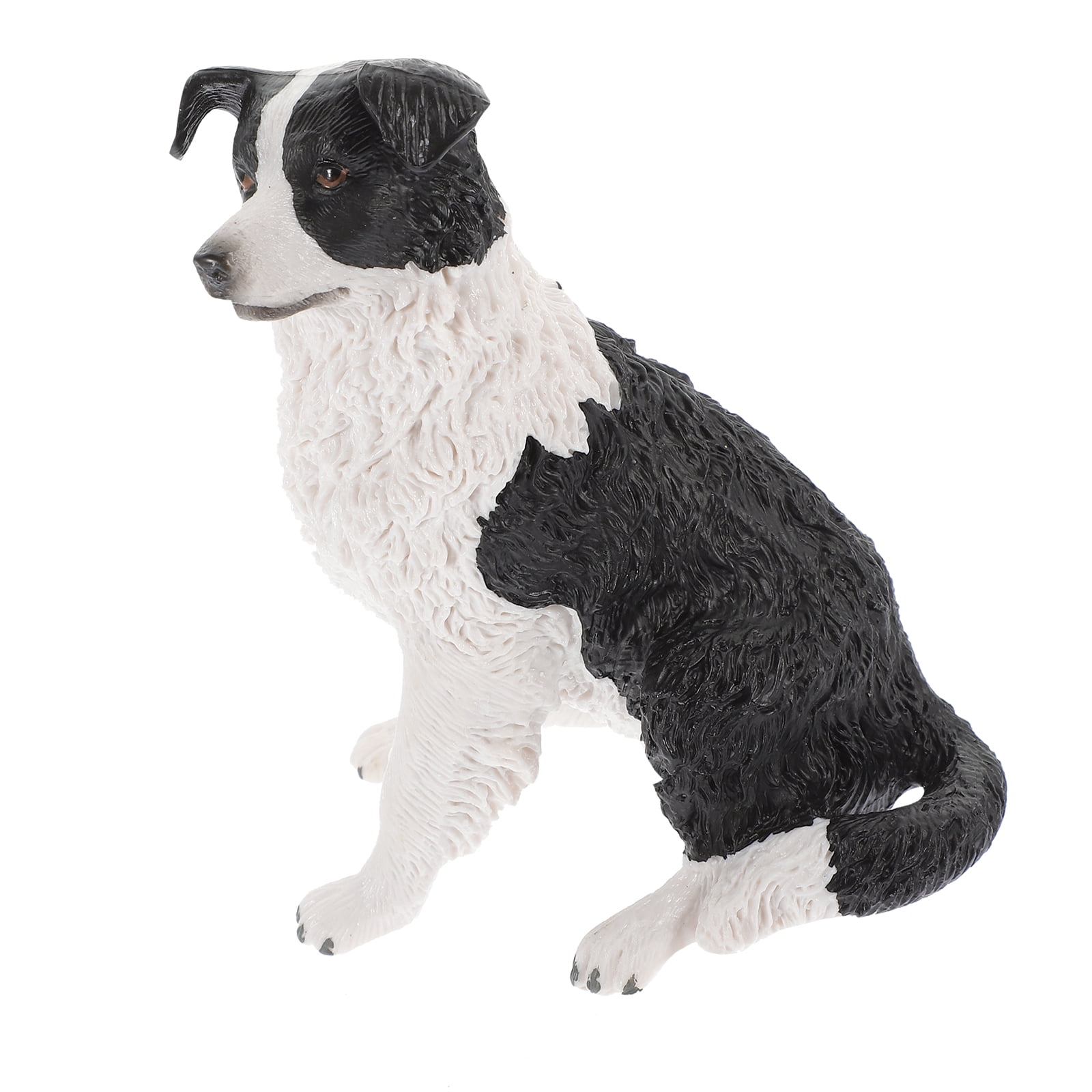 Realistic Dog Figurine Resin Simulated Small Dog Statue Children ...