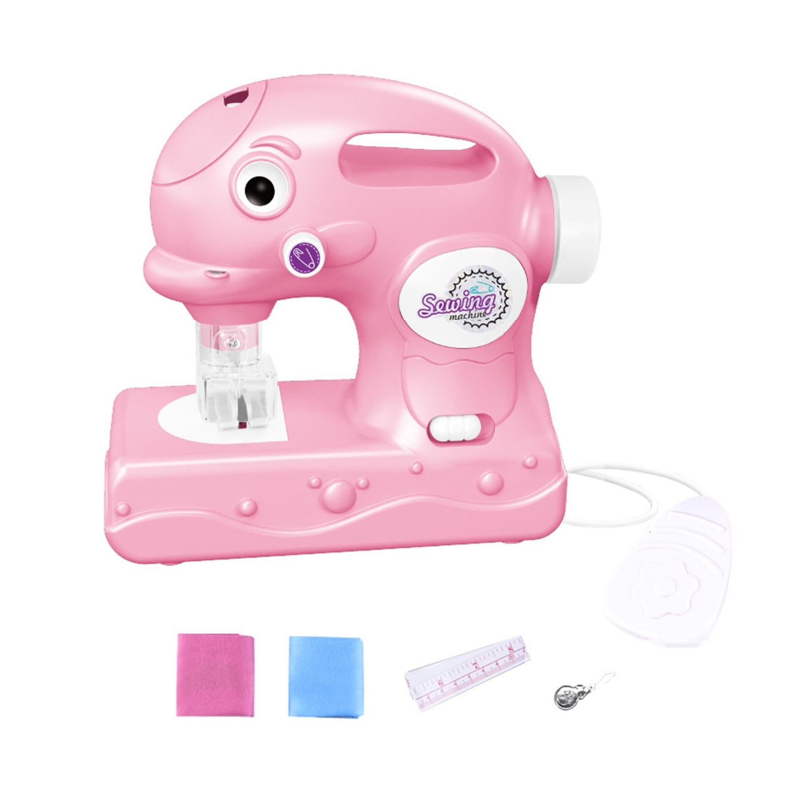 Realistic Electric Sewing Machine Kids Pretend Play Toy For Early Motor ...