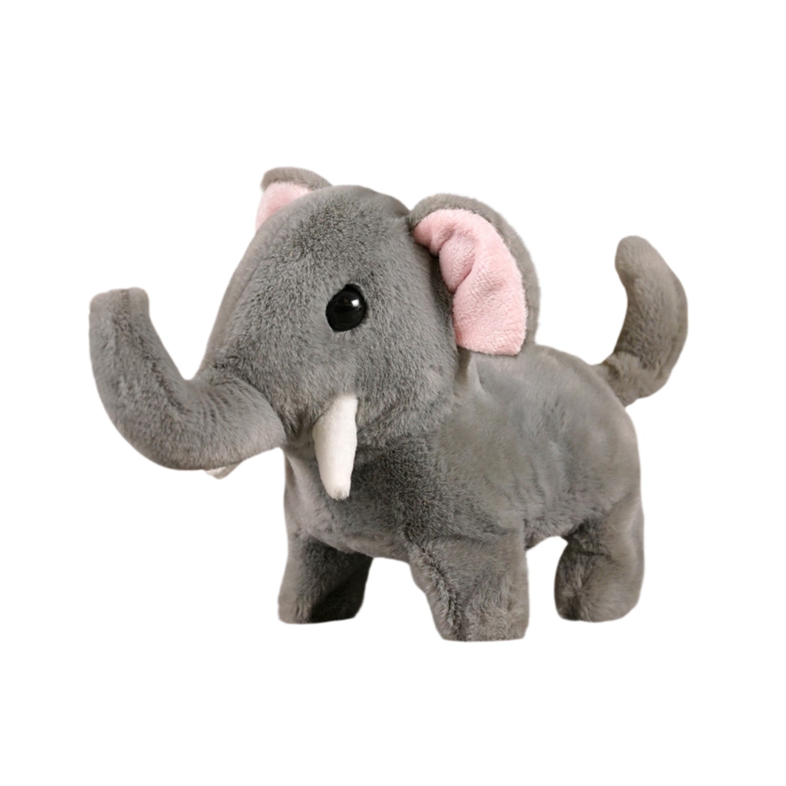 Realistic Elephant Plush Toy, Soft Simulation Stuffed Animal Doll for ...