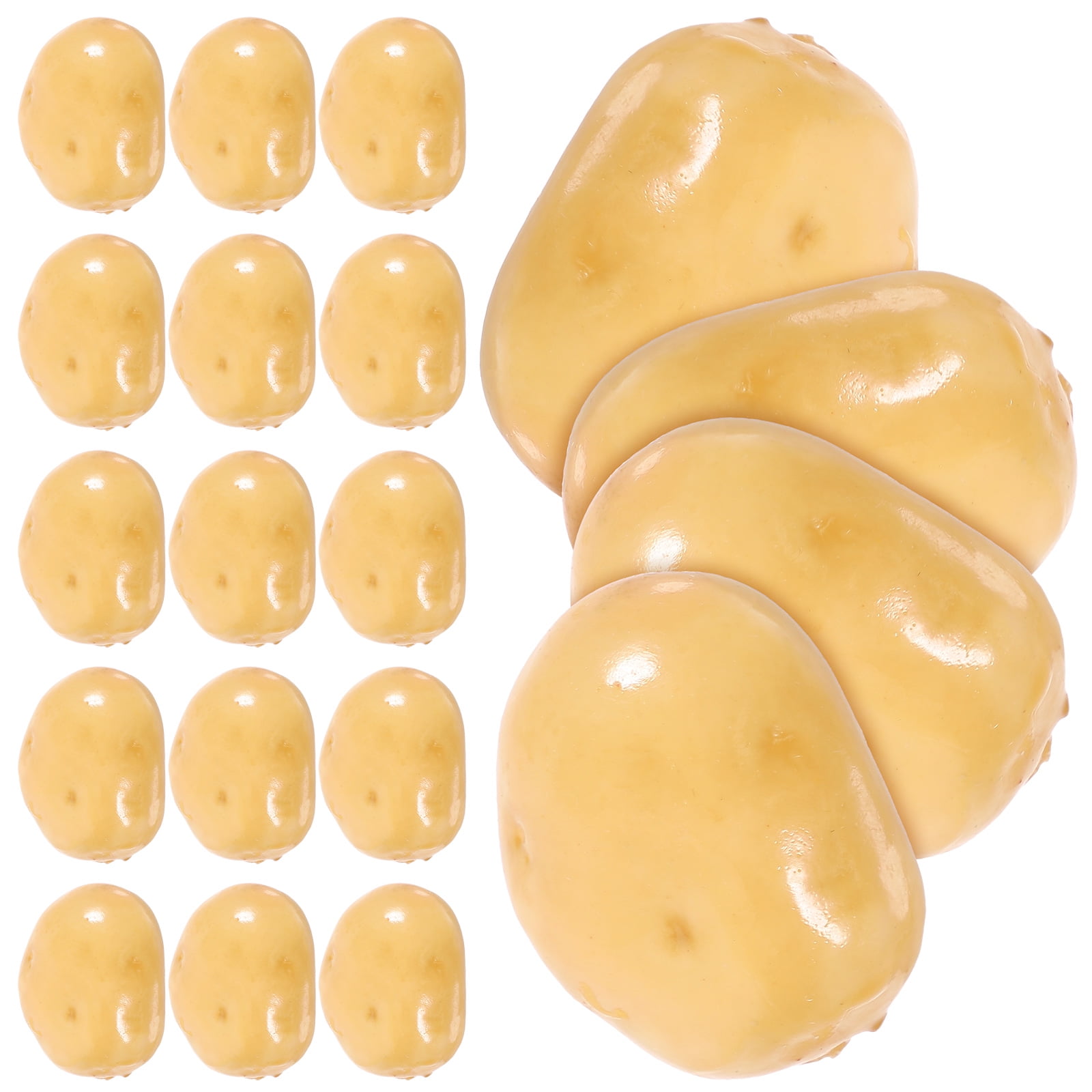 SEWOART 20Pcs Artificial Potato Models Faux Potato Adornments for ...