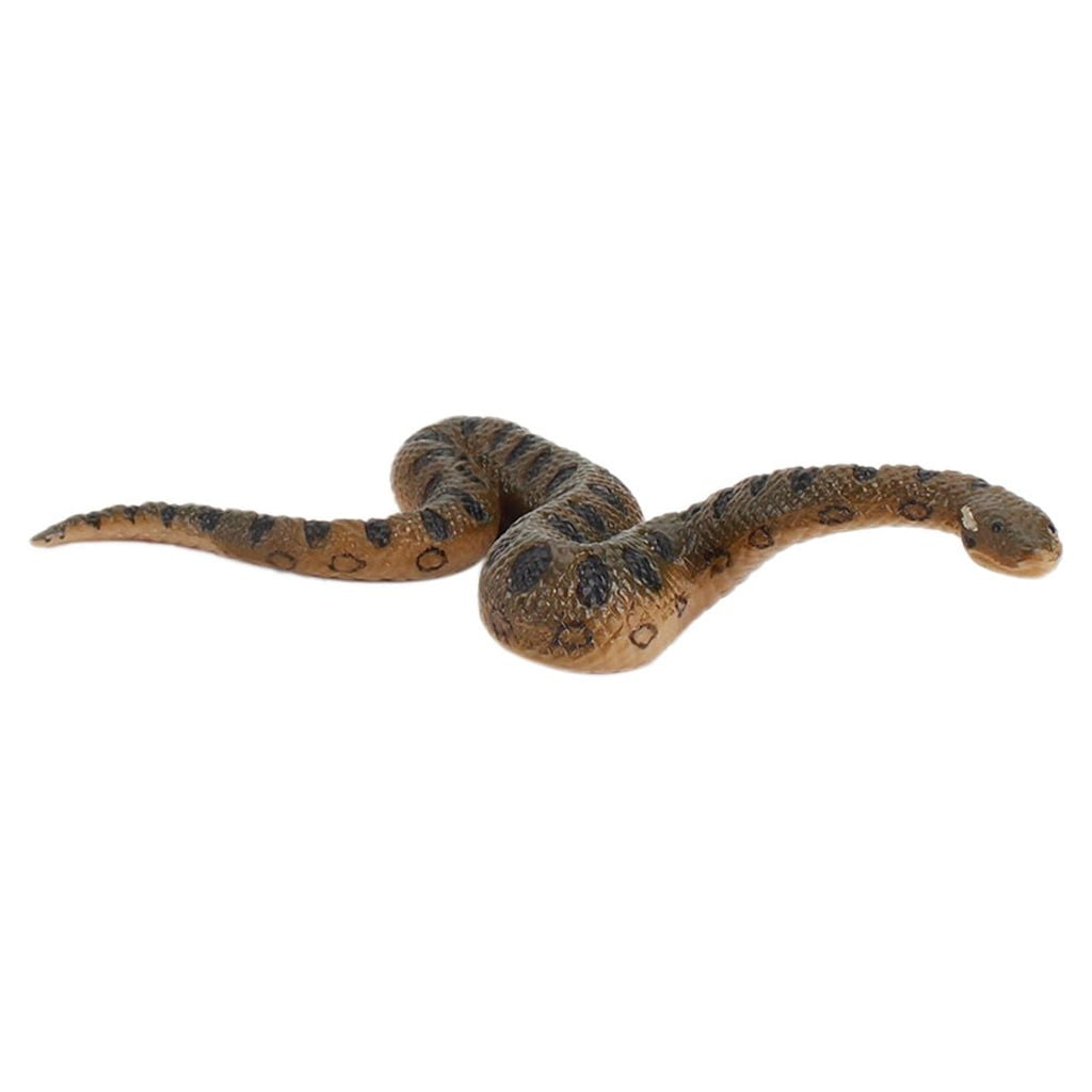Realistic Rubber Toy Snake - Brown Snakes for Pranks and Gifts, Durable ...
