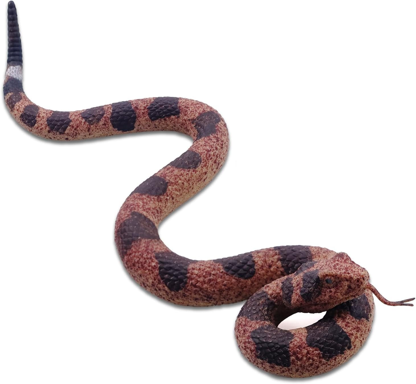 Realistic Fake Snakes Rubber Snake Toy Plastic Snake Scare Birds Soft ...