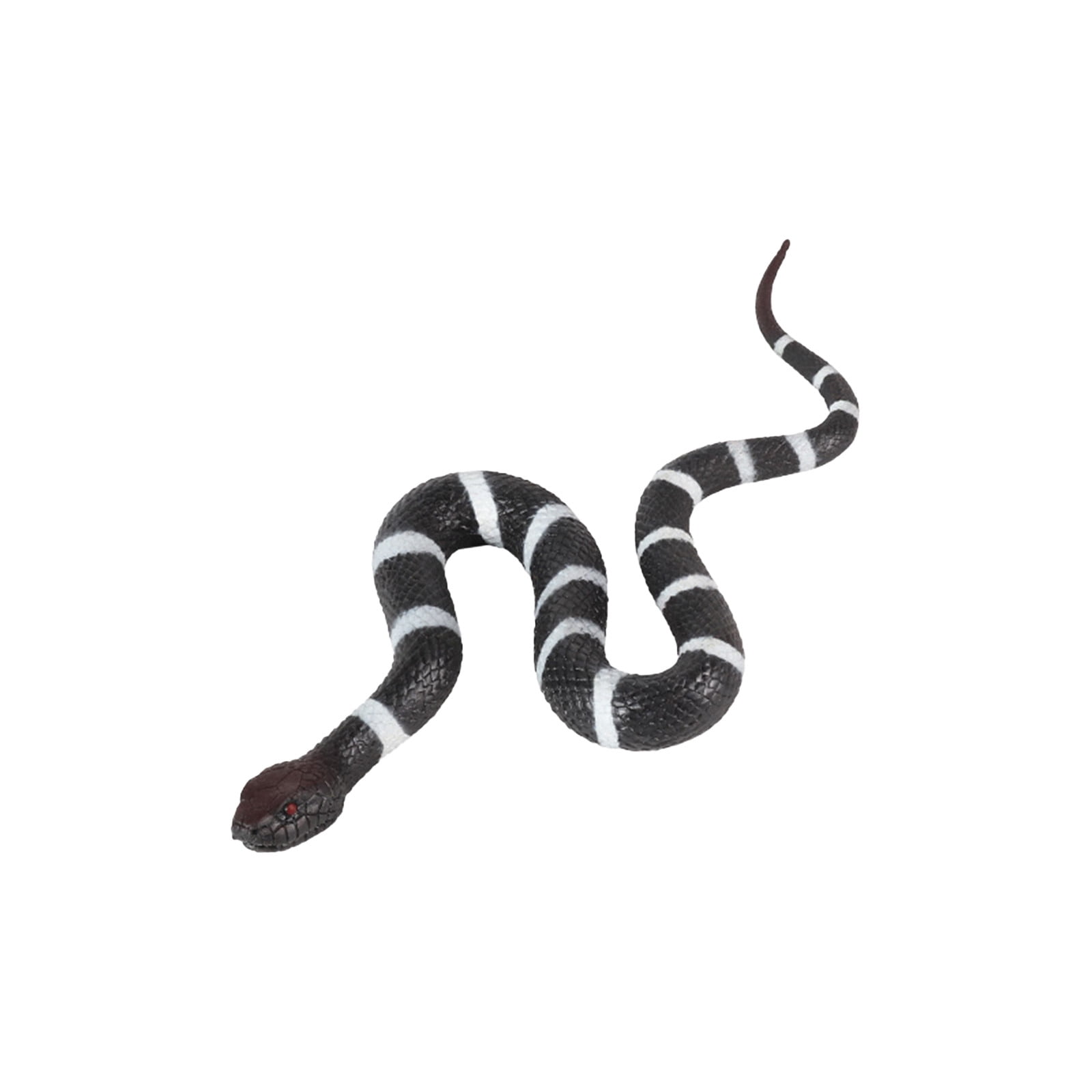 Realistic Fake Snakes Toy, Soft Rubber Snake Figure, Garden Snake Scare ...