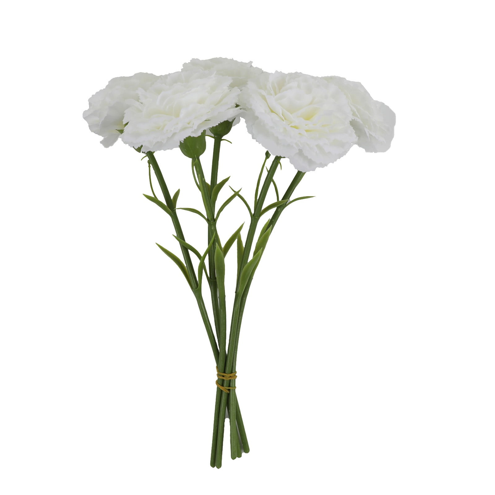 Realistic Faux Carnation Flowers - 5-Pack Artificial Floral Decor for ...