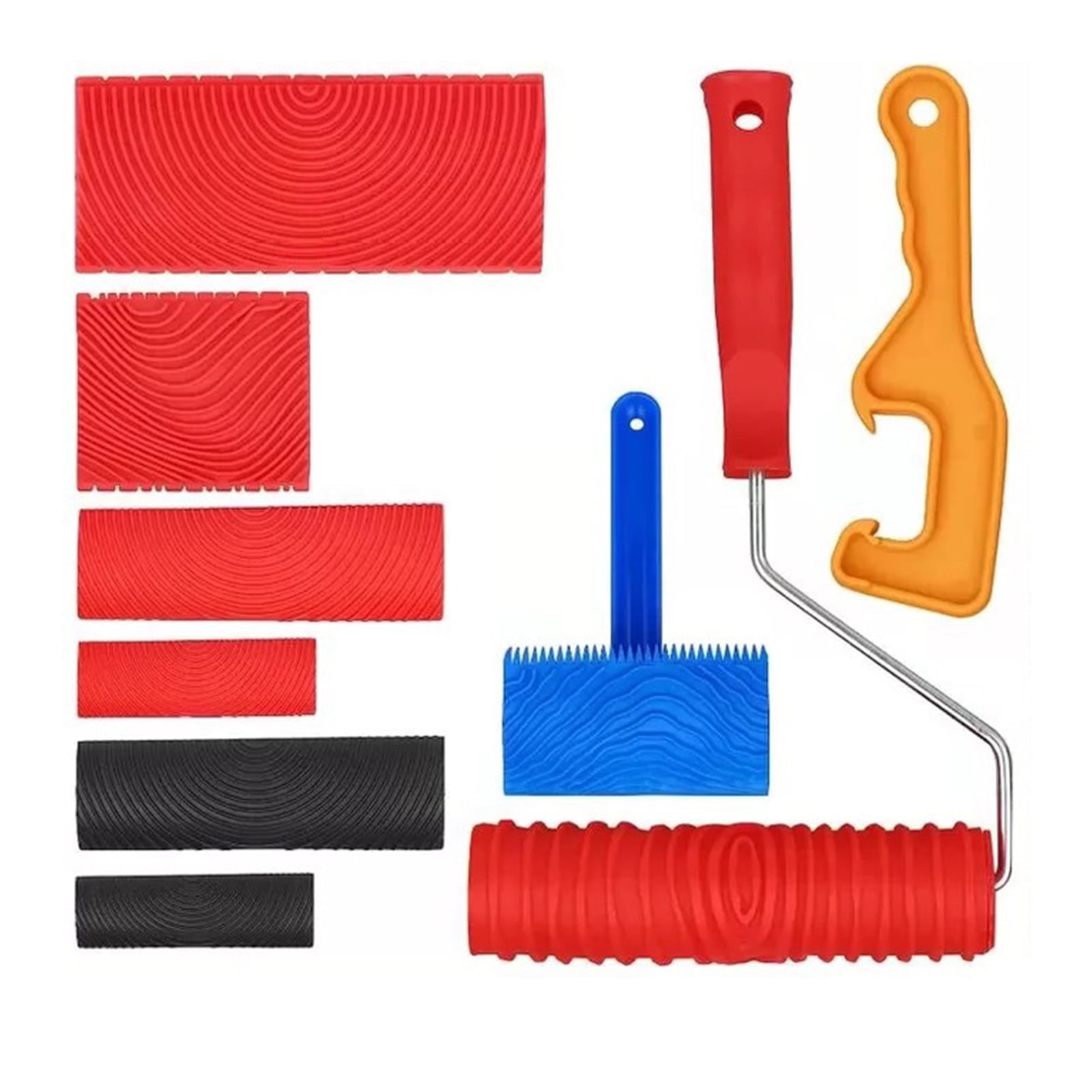 Realistic Faux Texture Paint Roller Tool For Wall Furniture And Craft ...
