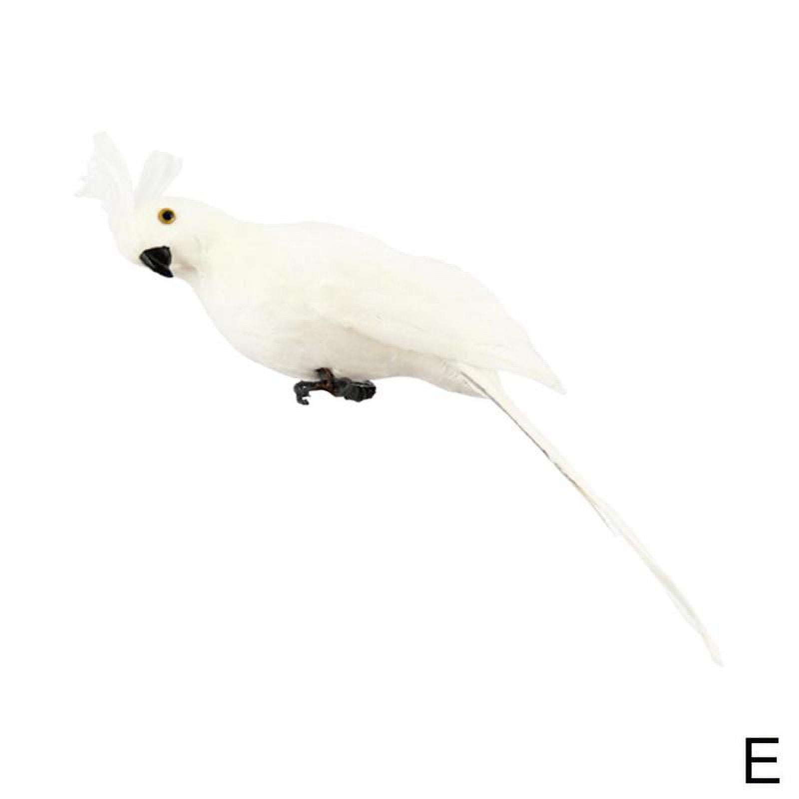 Realistic Feather Foam Parrot Statue Fake Birds Model Home Decor 6 ...