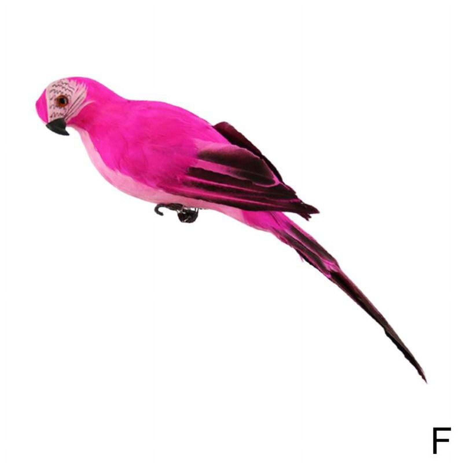 Realistic Feather Foam Parrot Statue Fake Birds Model Home Decor 6 ...