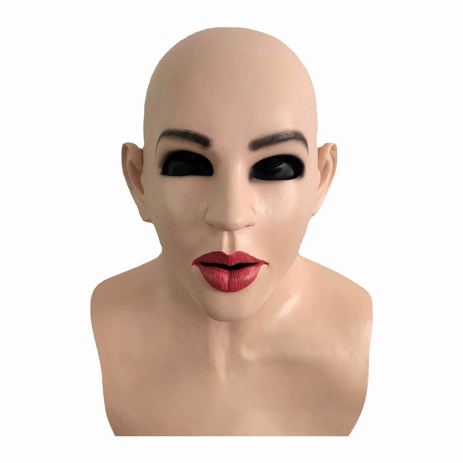 Realistic Female Latex Headgear for Halloween Masquerade - Novelty ...