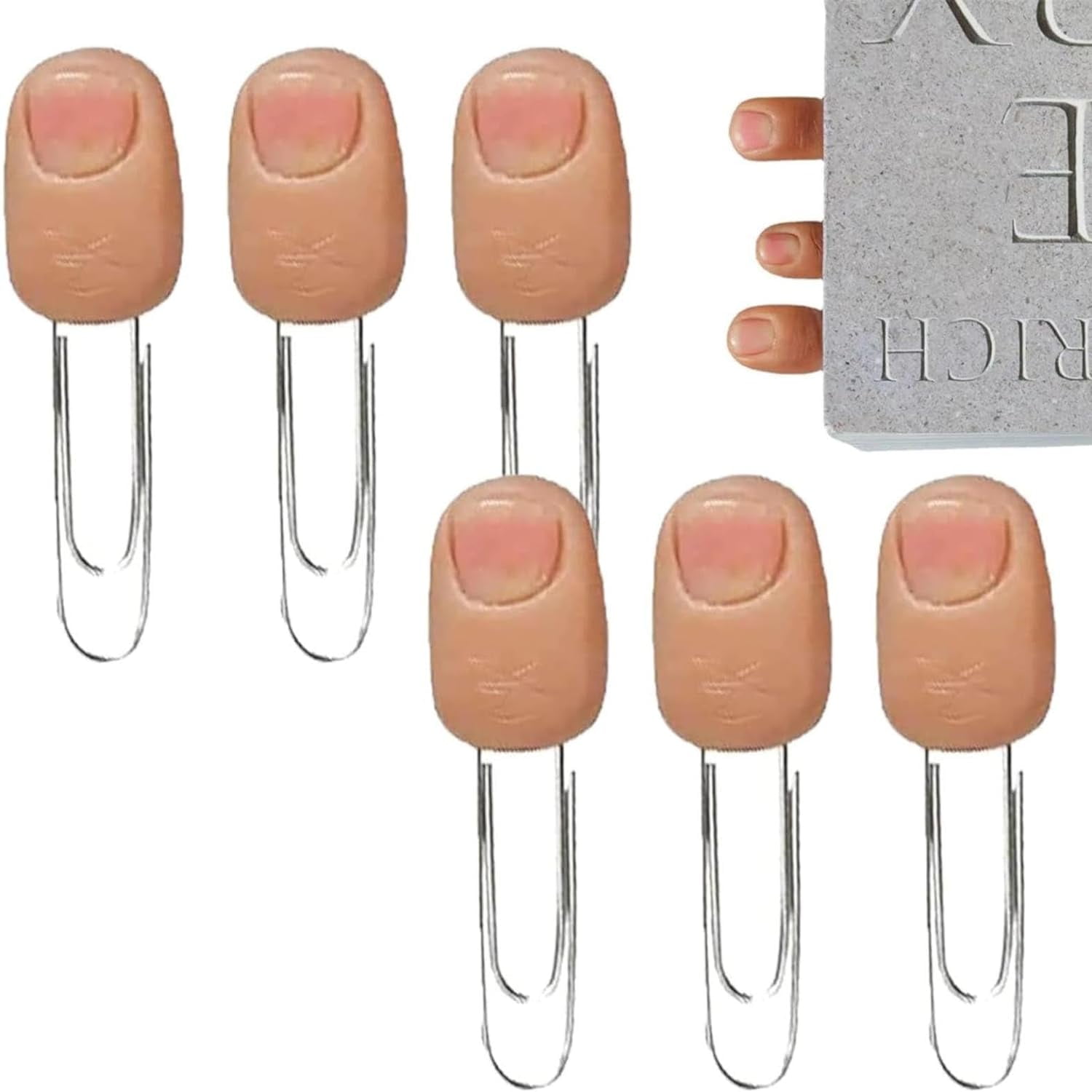 Realistic Finger Bookmark,Creative Funny Finger Bookmark,Novelty ...