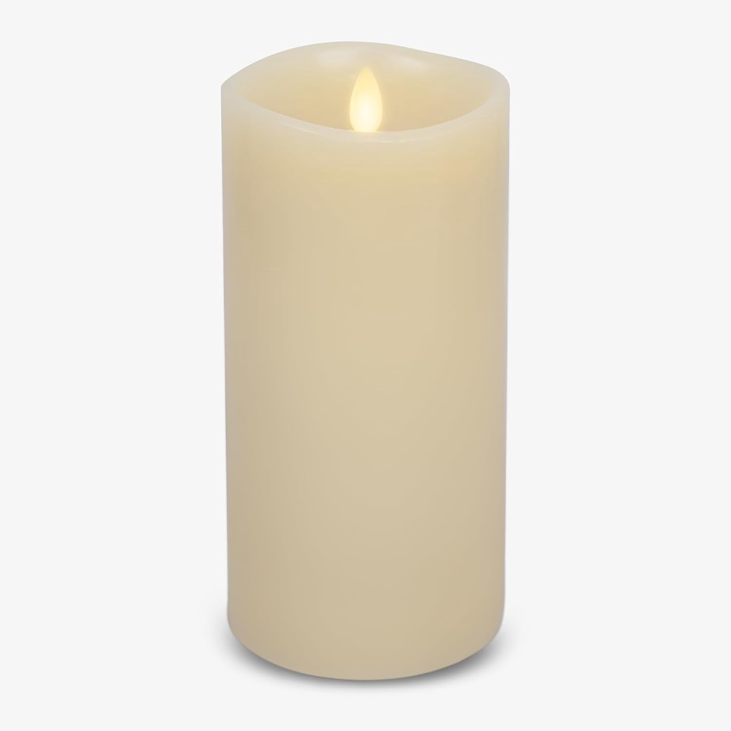 Realistic Flameless Candle Moving Flame Fragrance Diffusing LED Pillar ...