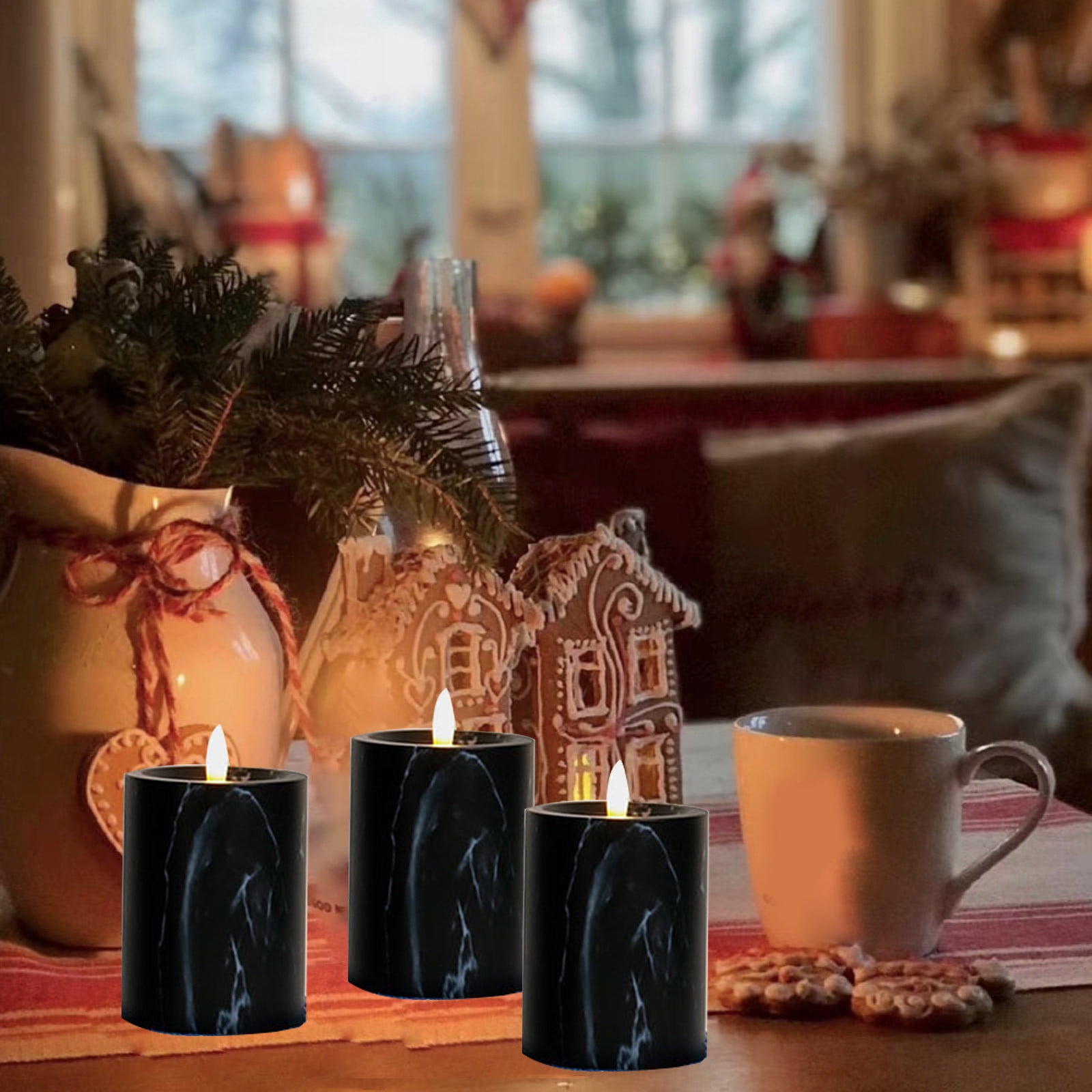 Realistic Flameless LED Candle - Battery Operated, Safe & Eco-Friendly ...