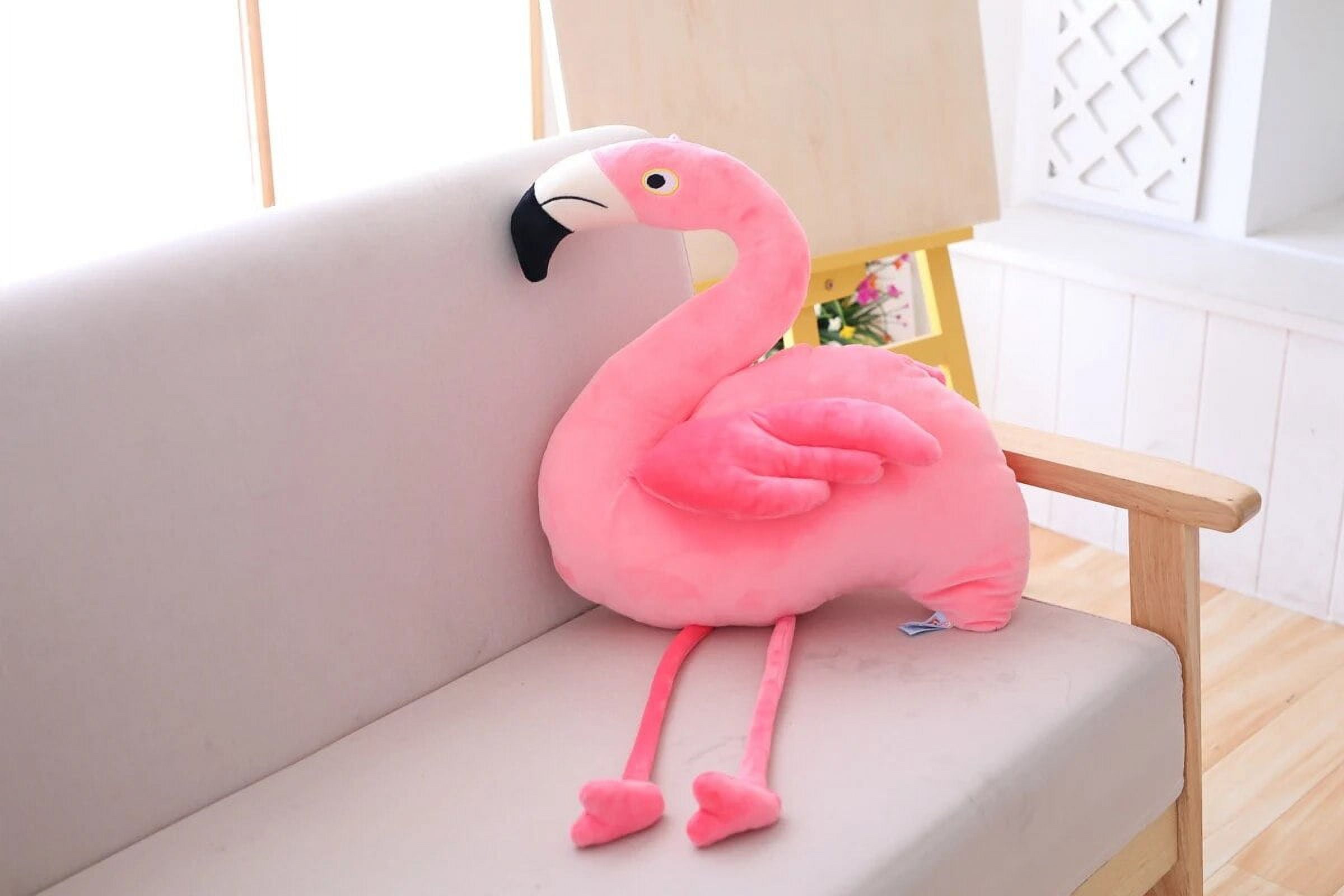 Realistic Flamingo Plush Toy Soft Plush Stuffed Animal Flamingo Pillow ...
