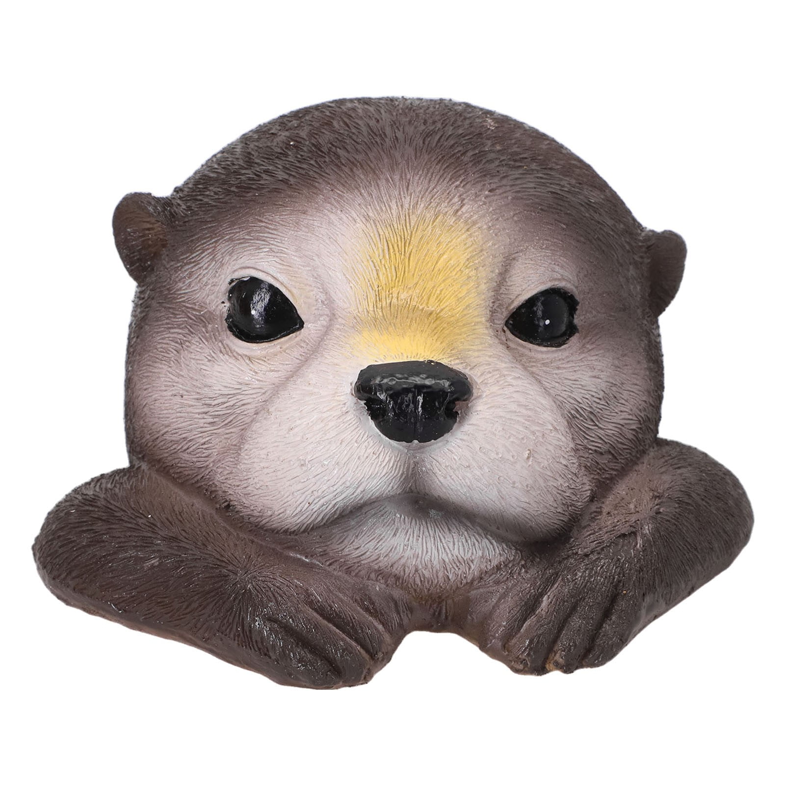 Realistic Floating Otter Head Statue for Garden Pond Decor - Outdoor ...