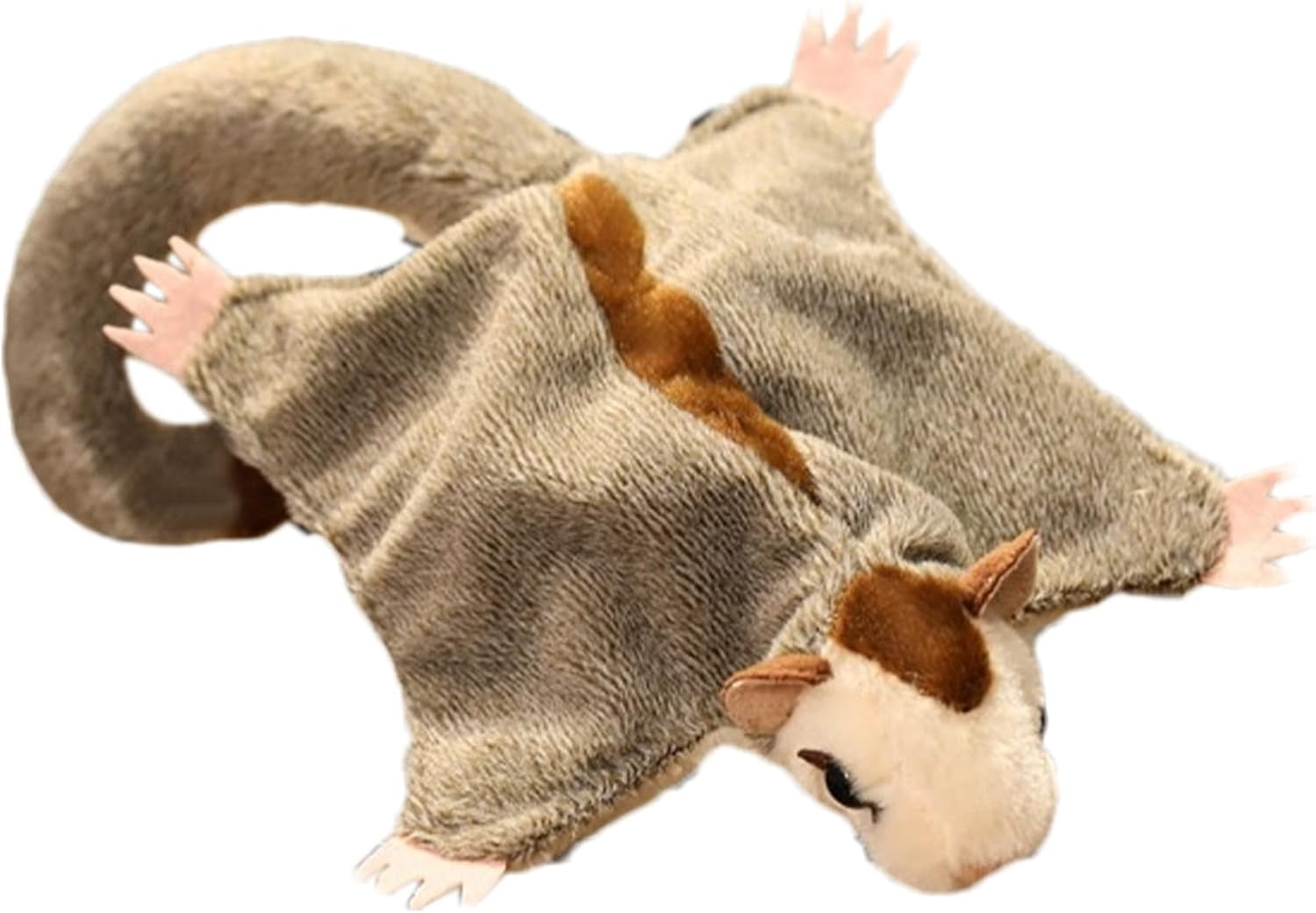 Realistic Flying Squirrel Plush Toy Sugar Glider Plush Magnetic Stuffed ...