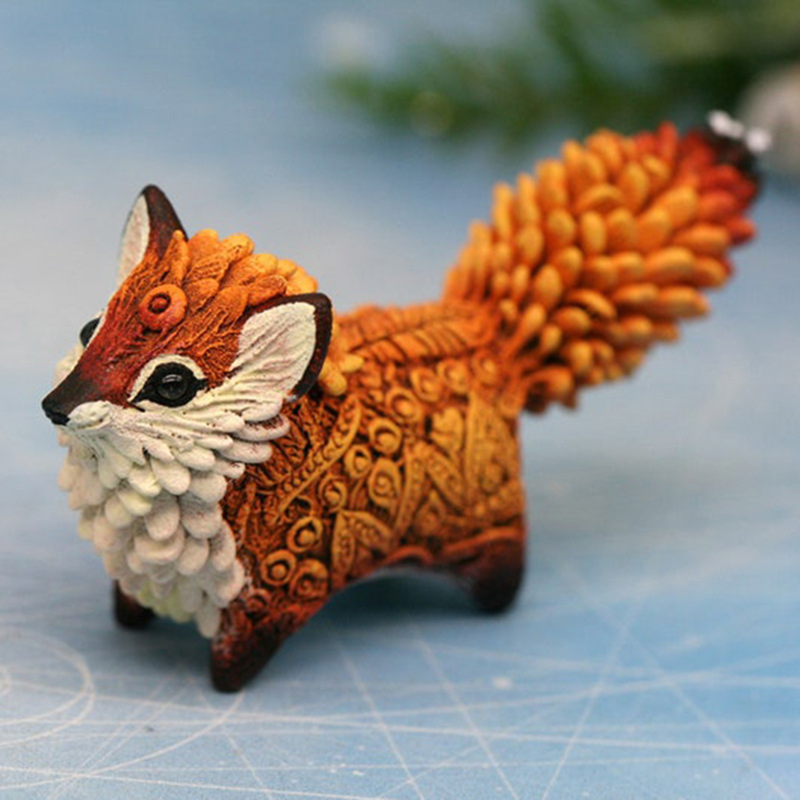 Realistic Fox Figure Model - Rich Details - Non-fading - Vivid Look ...