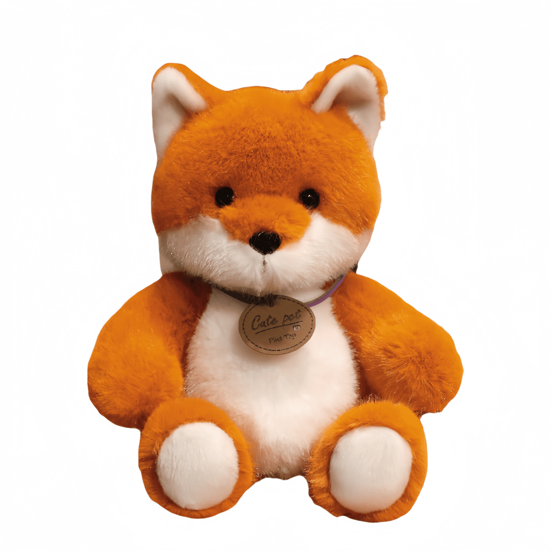 Realistic Fox Stuffed Animal-Super Soft Fox Plush Toy Cute Character ...