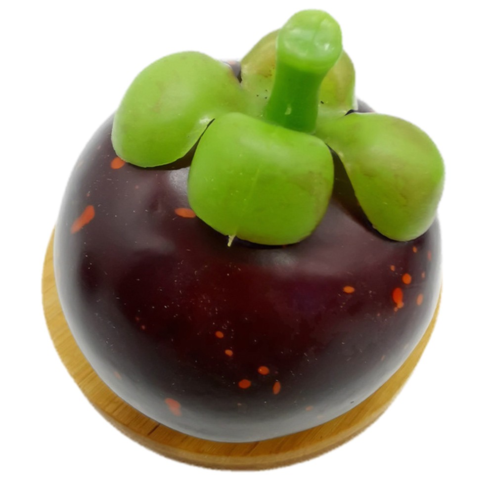 Realistic Fruit Artificial Mangosteen Simulation Decor Fake Photography ...