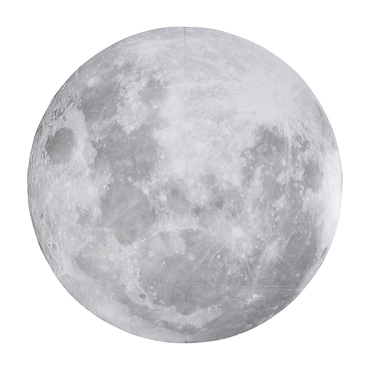 Realistic Full Moon Hanging Decor - Party Decor - 1 Piece - Walmart.com