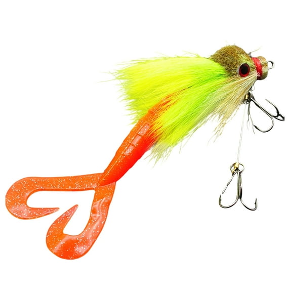 Realistic Furry Fishing Baits Quality Resin Materials For Freshwater ...