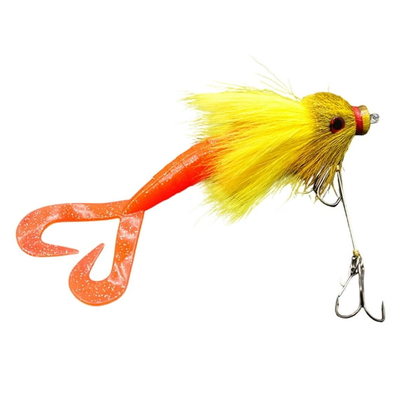 Realistic Furry Fishing Baits Quality Resin Materials For Freshwater ...