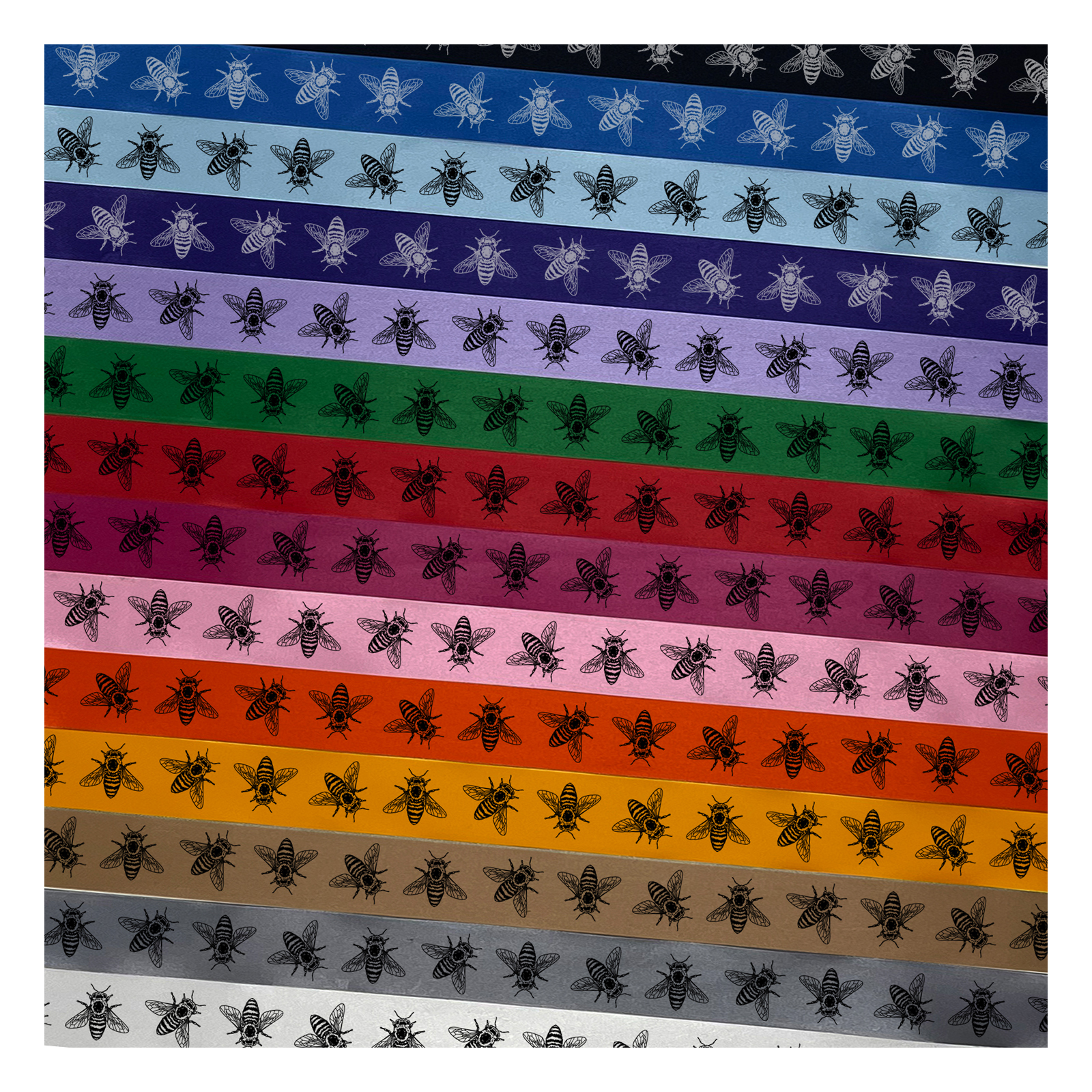 Realistic Fuzzy Honey Bee Satin Ribbon for Gift Wrapping Bows Craft DIY ...