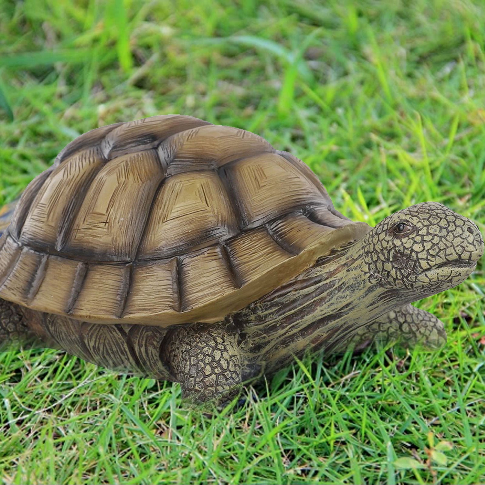 Realistic Garden Turtle Statue Outdoor Lawn Ornament Resin Decorative ...