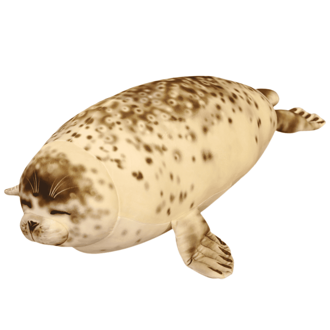 Realistic Giant Sea Lion Plush Toy - Ocean World Animal Plush 3D Seal ...