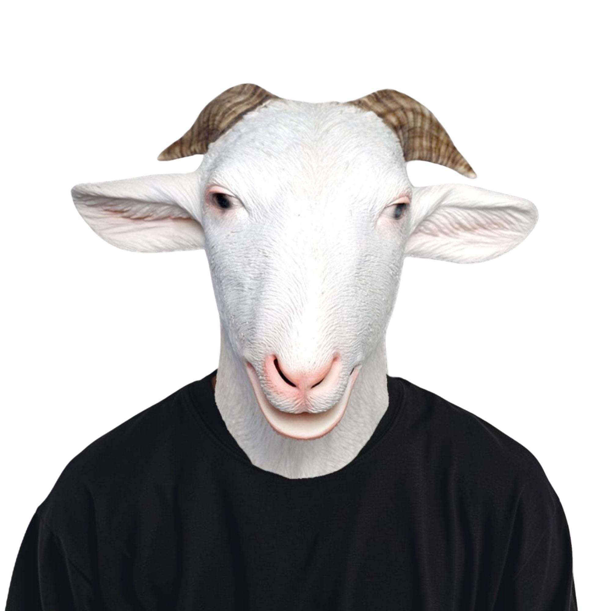 G.O.A.T Latex Adult Costume Mask | One Size Fits Most - Walmart.com