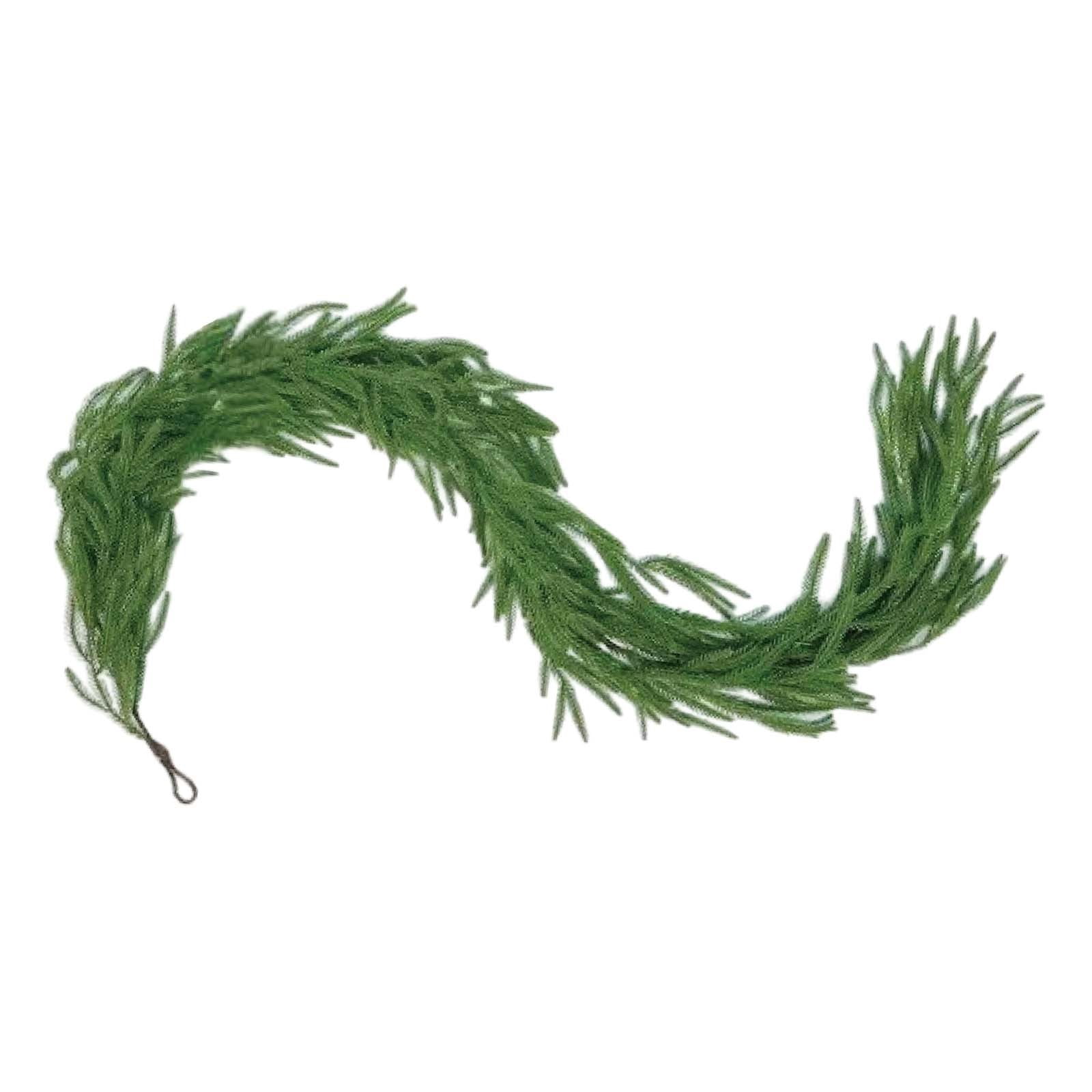 Realistic Greenery for Indoor Outdoor Holiday Mantle Fireplace Wreath ...