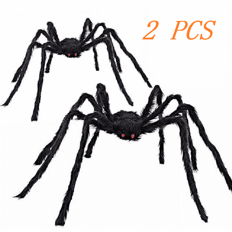 Realistic Hairy Spider, Real Large Fake Spiders for Halloween Outdoor ...