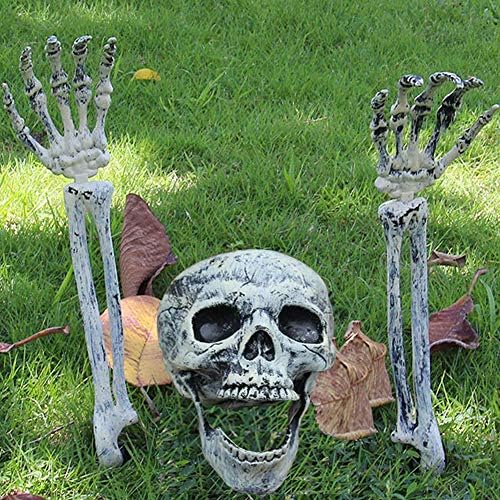 Realistic Halloween Skeleton Stakes Decorations, 3Pcs Groundbreakers ...