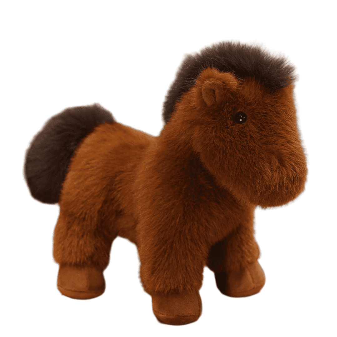 Realistic Horse Stuffed Animals, Mini Cute Children's Toy Horse Plush ...