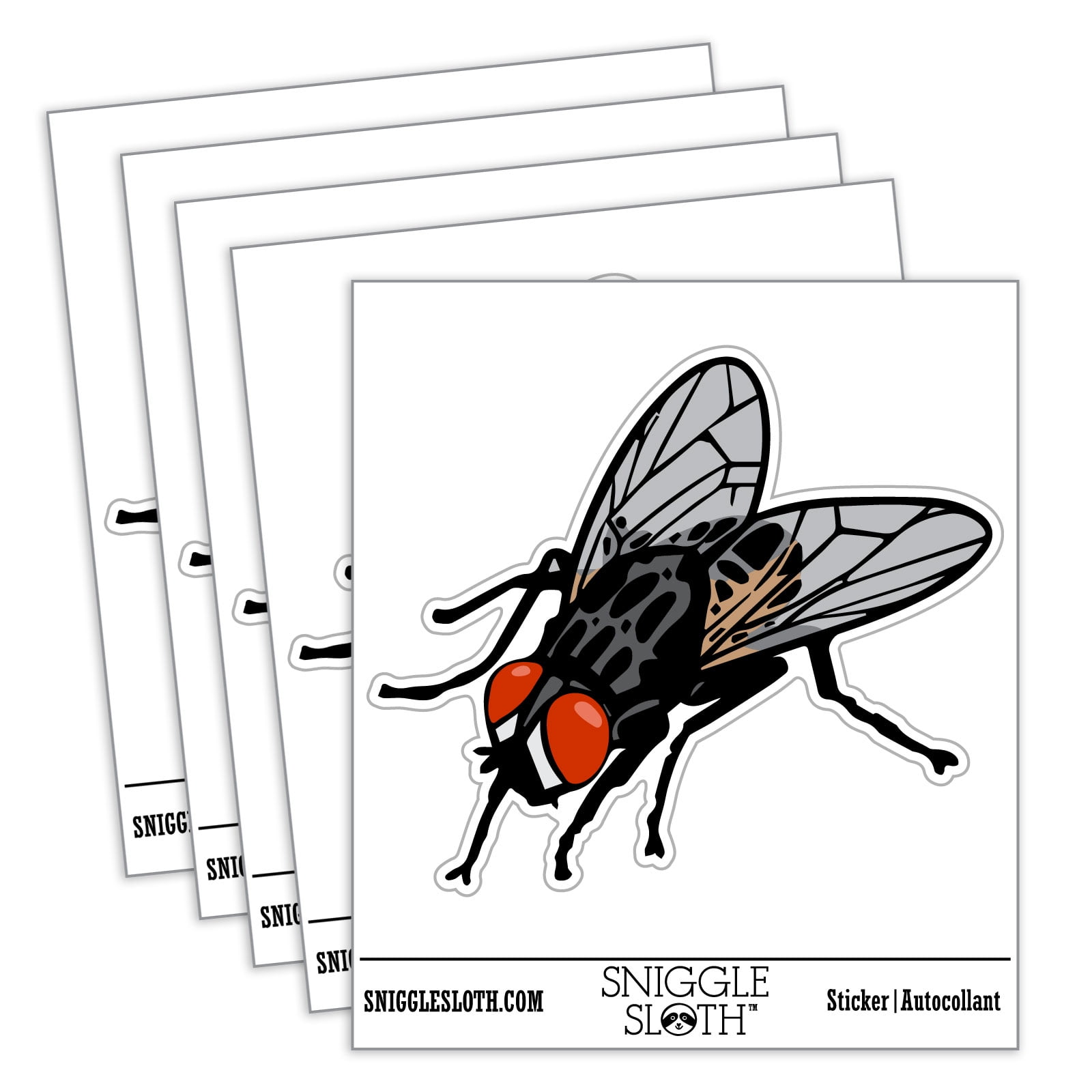 Realistic Housefly Fly Bug Insect Pest Car Window Bumper Water Bottle ...