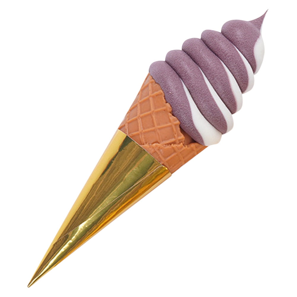 Realistic Ice Cream Cone Model Photo Prop Shop Window Display Fake Ice ...