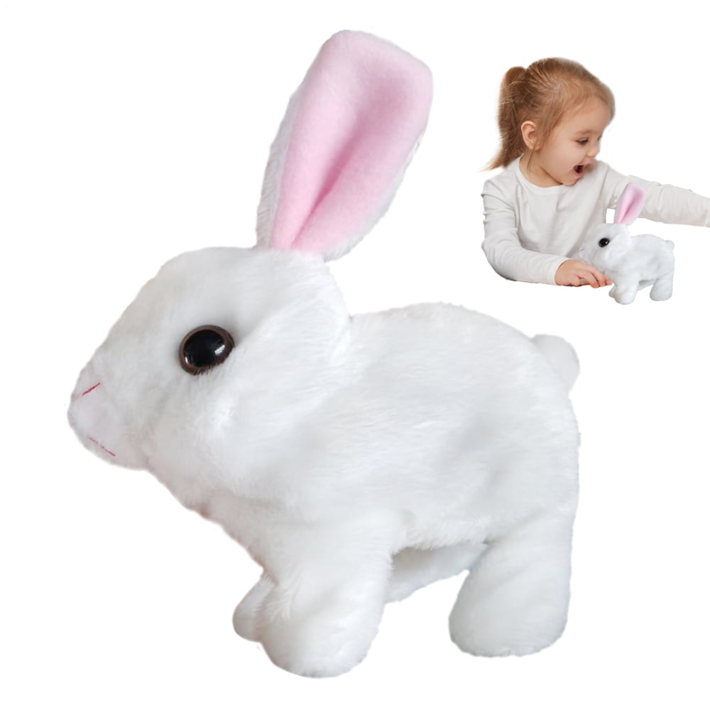 Realistic Interactive Bunny, Interactive Plush Figure Toy Cute Stuffed ...