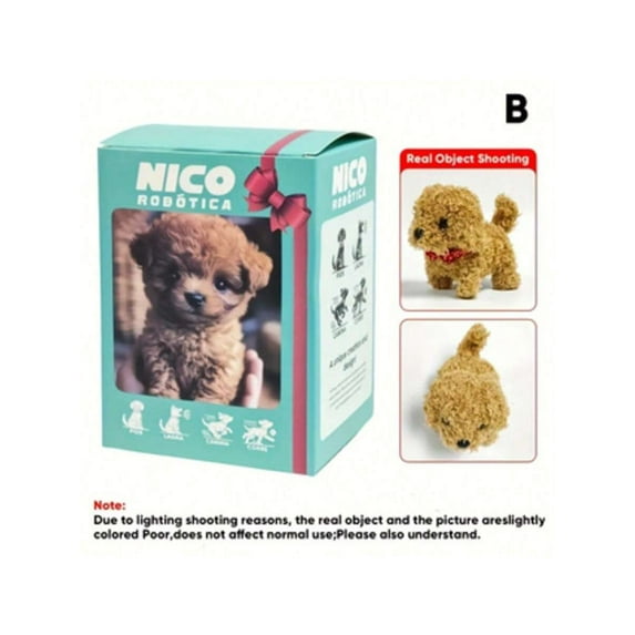 Realistic Interactive Robot Puppy, Electronic Companion Toy with Soft ...