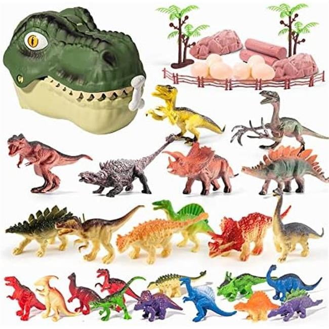 Realistic Jurassic Dinosaurs Figures Toys - 45 Piece - Walmart.com