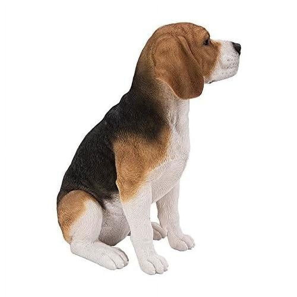 Realistic Life Size Beagle Statue Detail Sculpture Glass Eyes Hand ...