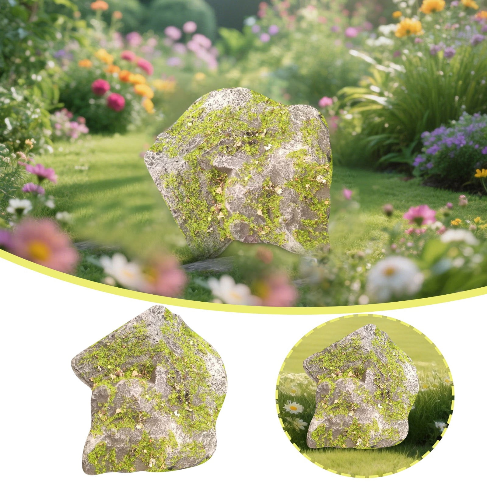 Realistic Lightweight PU Foam Decorative Stones - Weatherproof Garden ...