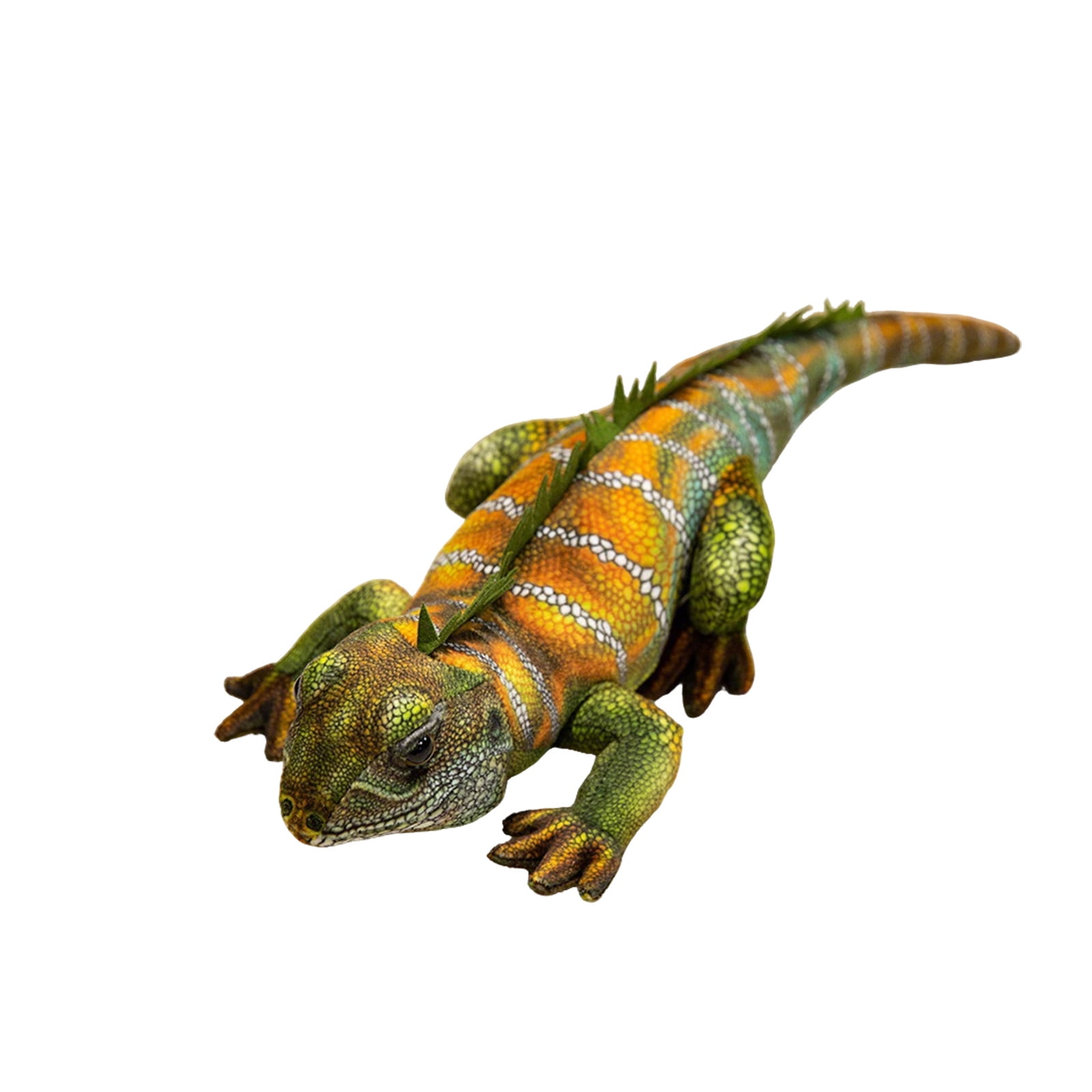 Realistic Lizard Plush Toy Chameleon Dolls Reptile Plush Toys Mane ...